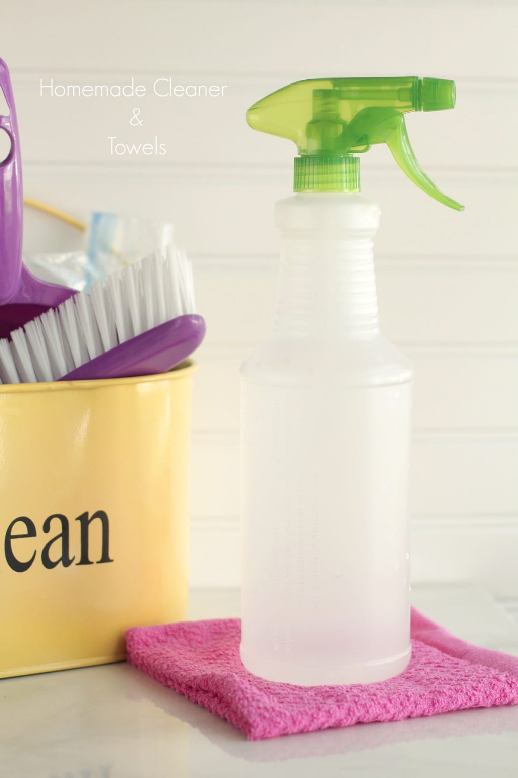 DIY Natural Kids' Cleaning Kit + Free Printable Chart - Live Simply