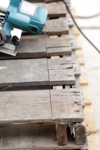 How to Make a DIY Distressed Headboard - Live Simply