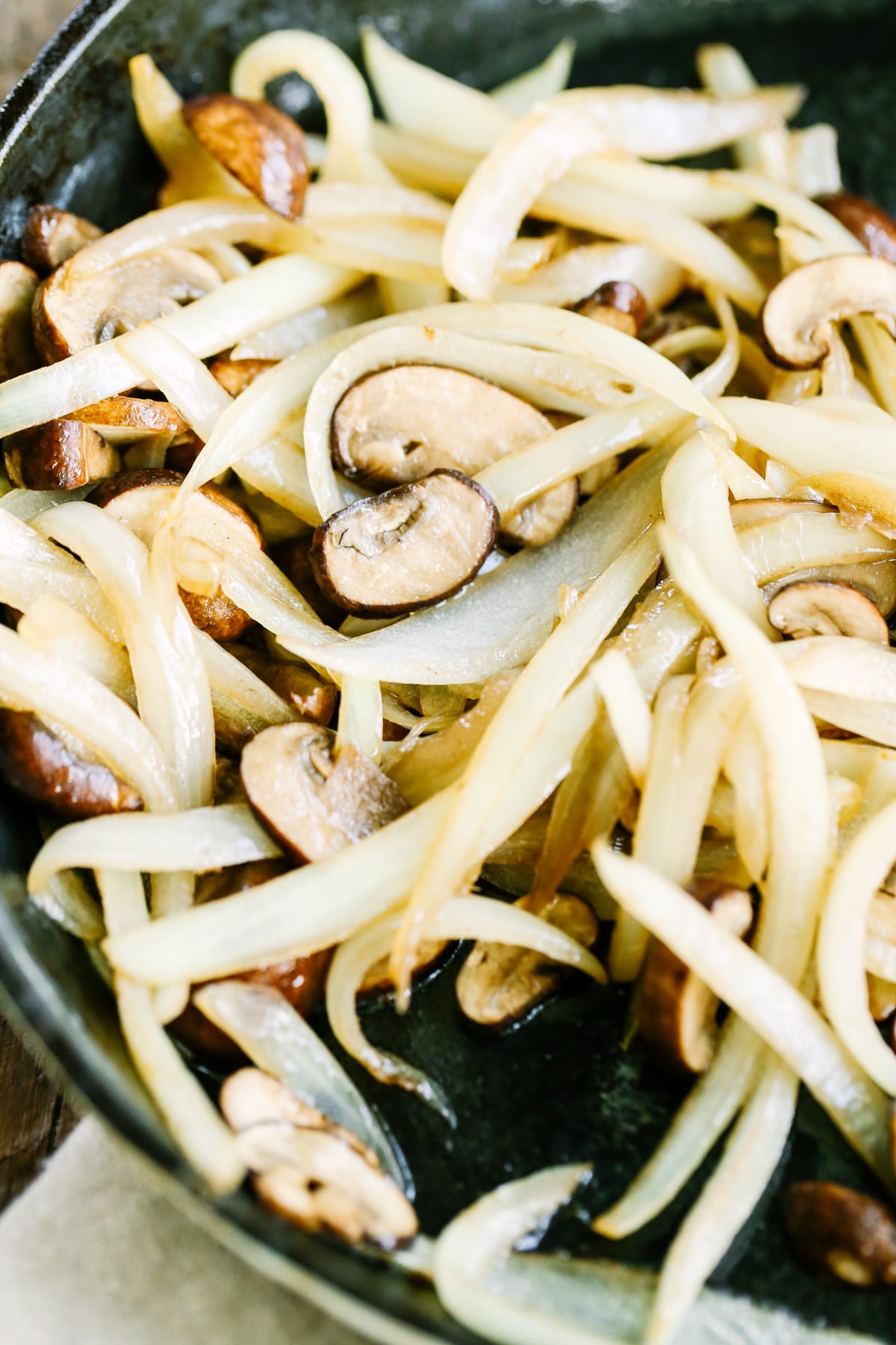 Chipotle Blue Cheese Burgers with Mushrooms and Onions - Live Simply