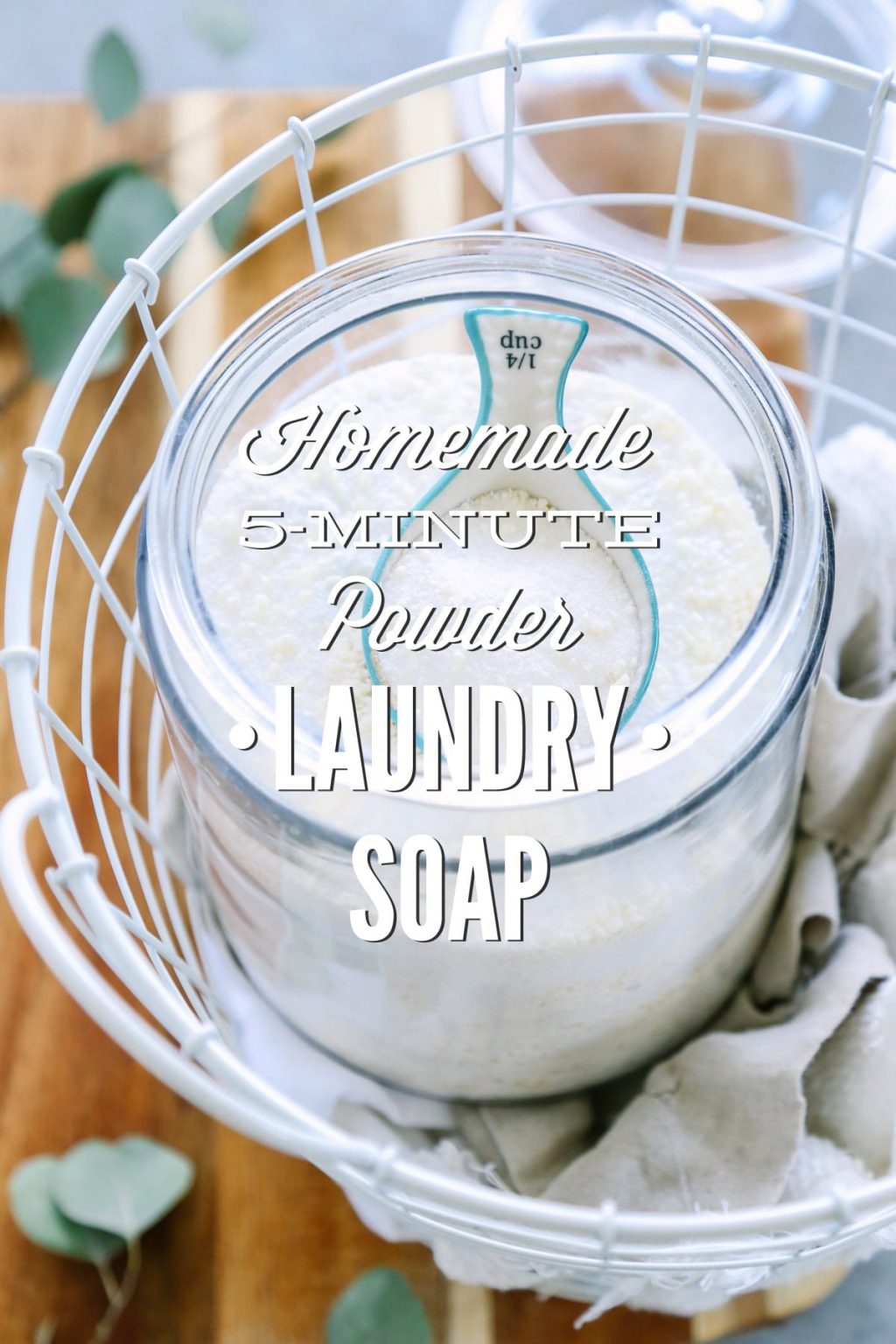 Homemade 5-Minute Powder Laundry Soap - Live Simply