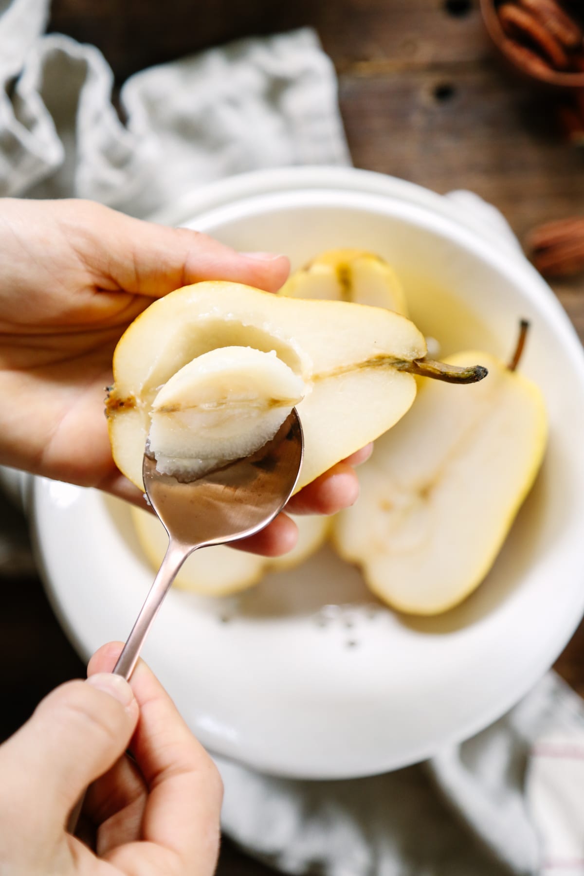 Honey-Cinnamon Baked Pears (for Breakfast or Dessert) - Live Simply