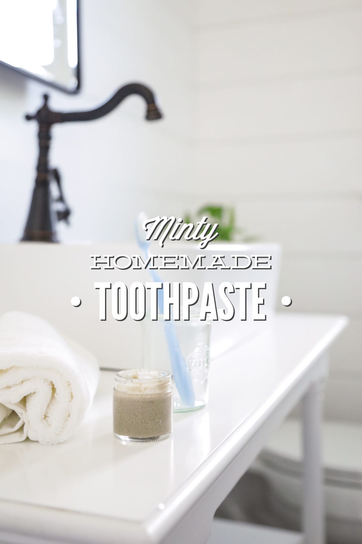 Minty Homemade Toothpaste - Live Simply