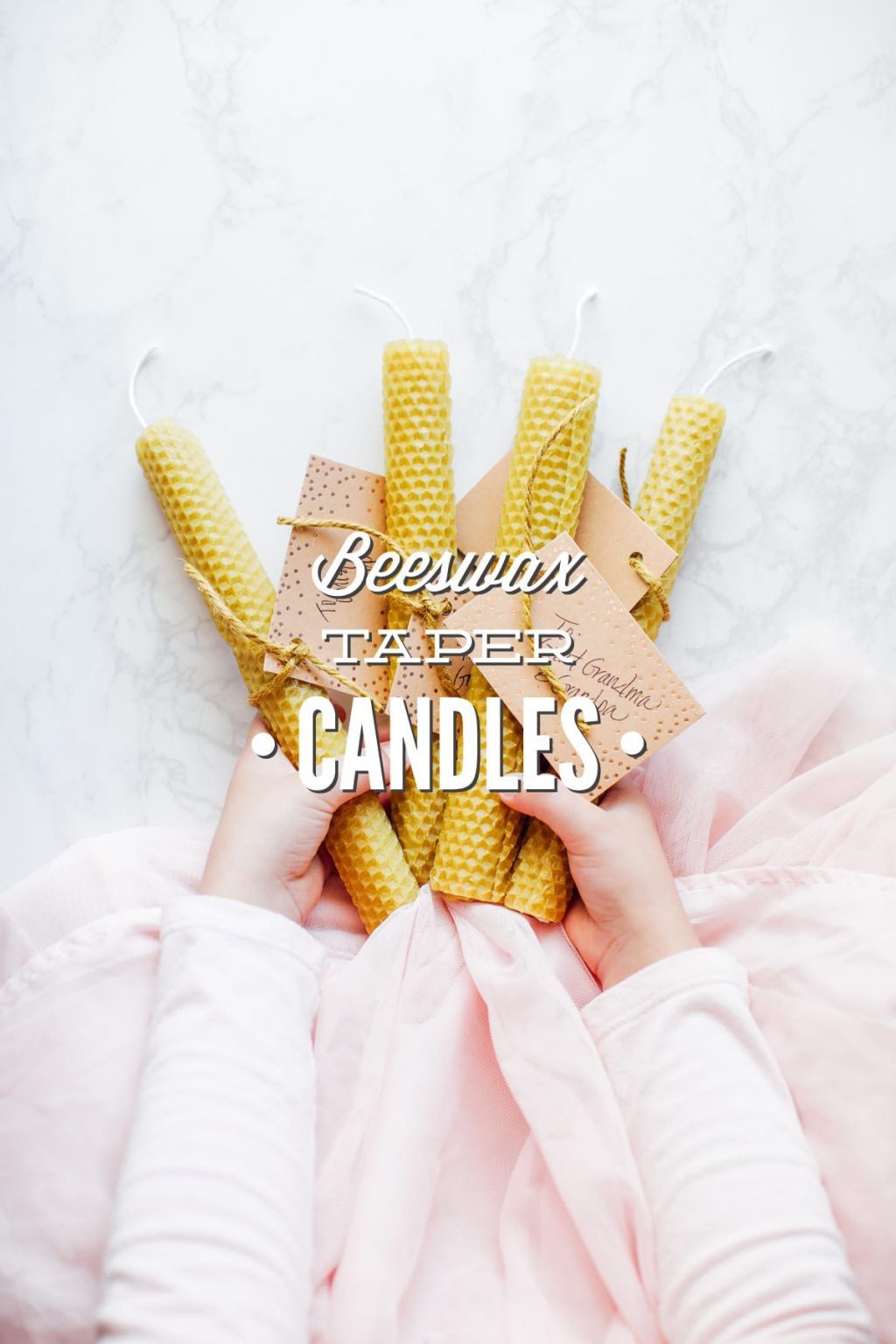 How to Make Beeswax Taper Candles (Kid-Friendly DIY) - Live Simply