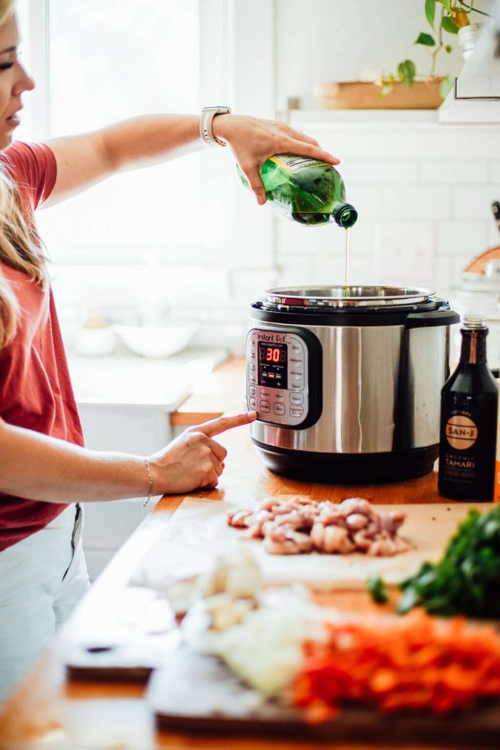 Easiest & Best Instant Pot Chicken Fried Rice - Live Simply