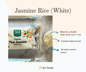How to Cook Rice in Instant Pot (With Cooking Times) Live Simply