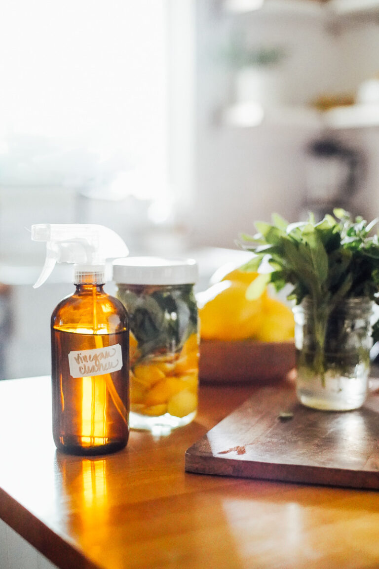 Easy DIY Orange Peel Cleaner (With Vinegar) - Live Simply