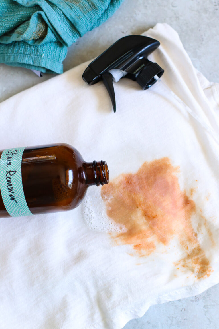 DIY Homemade Stain Remover Recipe For Clothes - Live Simply