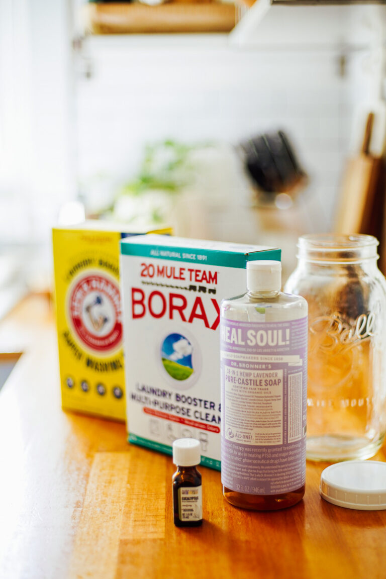 DIY Homemade Liquid Laundry Detergent (3 Ingredients) - Live Simply